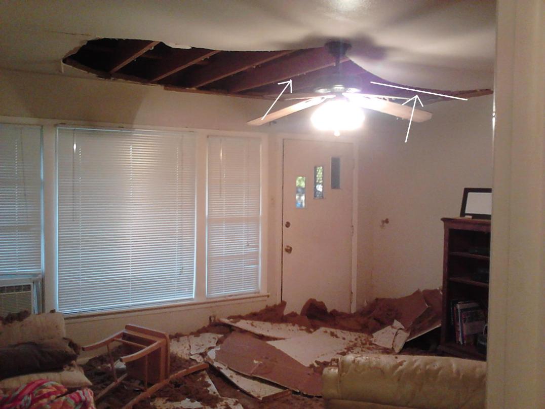 Collapsed Ceiling (Think YOU had a bad day?) – Renov8z